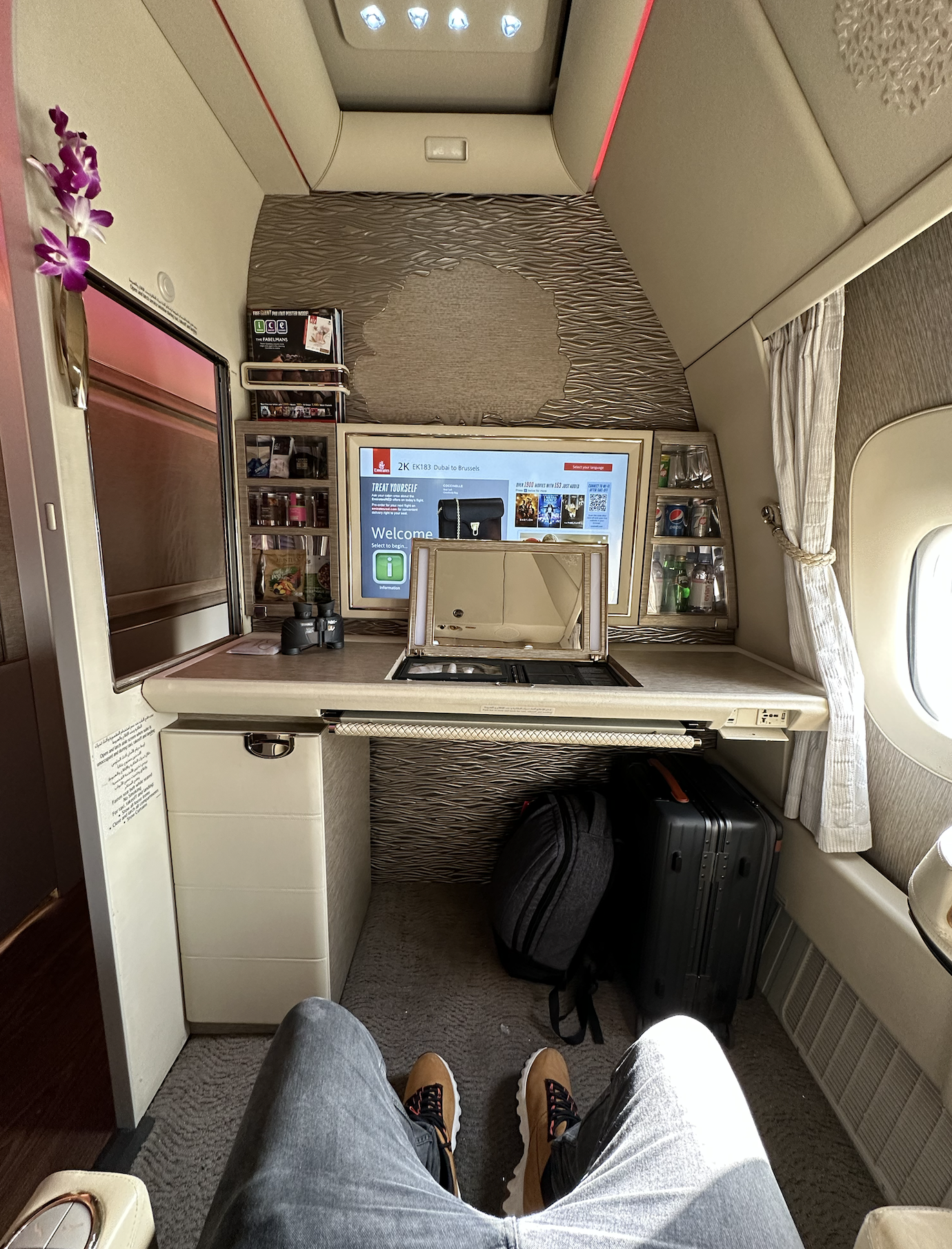 Booking First Class | TrekTrendy